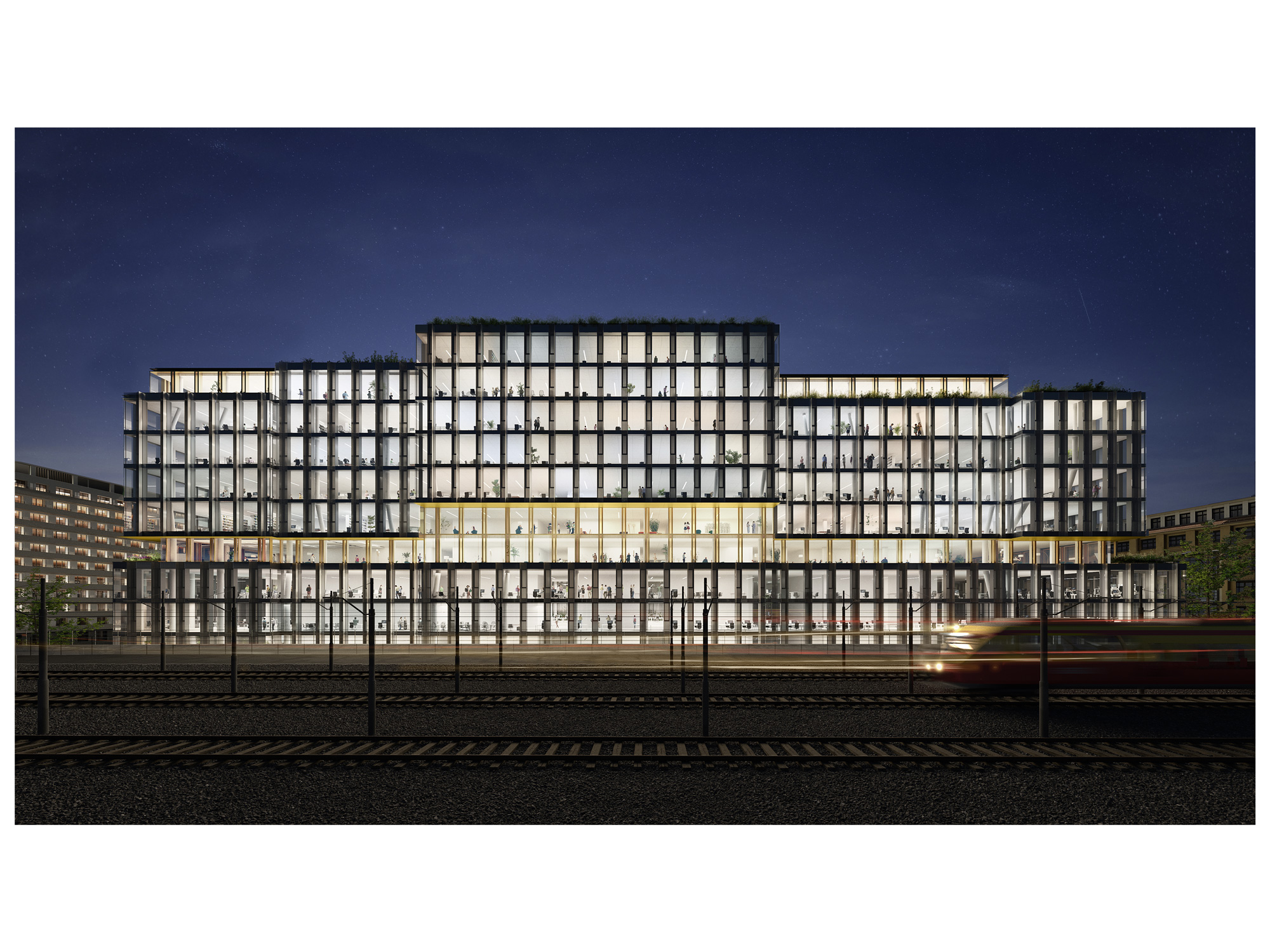 Schicht-Torte am Ostbahnhof